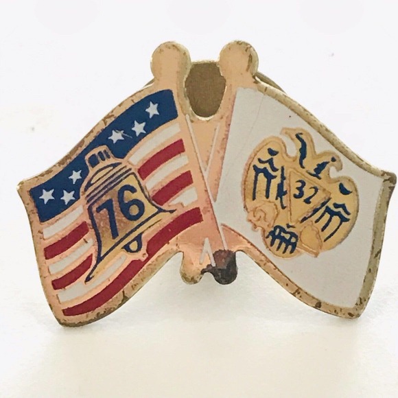 Unbranded | Accessories | Tie Tack Usa Double Flag 976 Masonic Mason ...